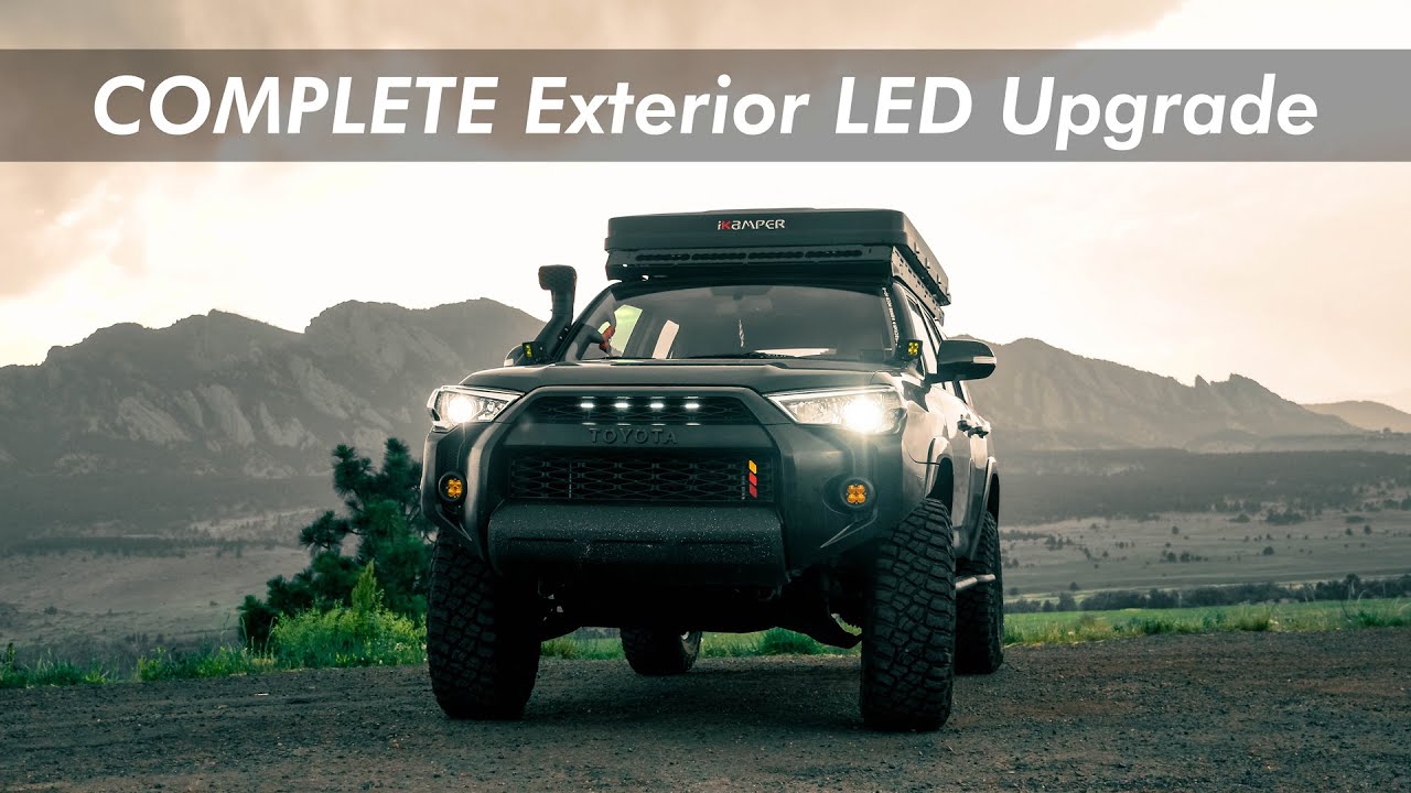 Complete Exterior LED Upgrade for 5th Gen 4Runner - YouTube