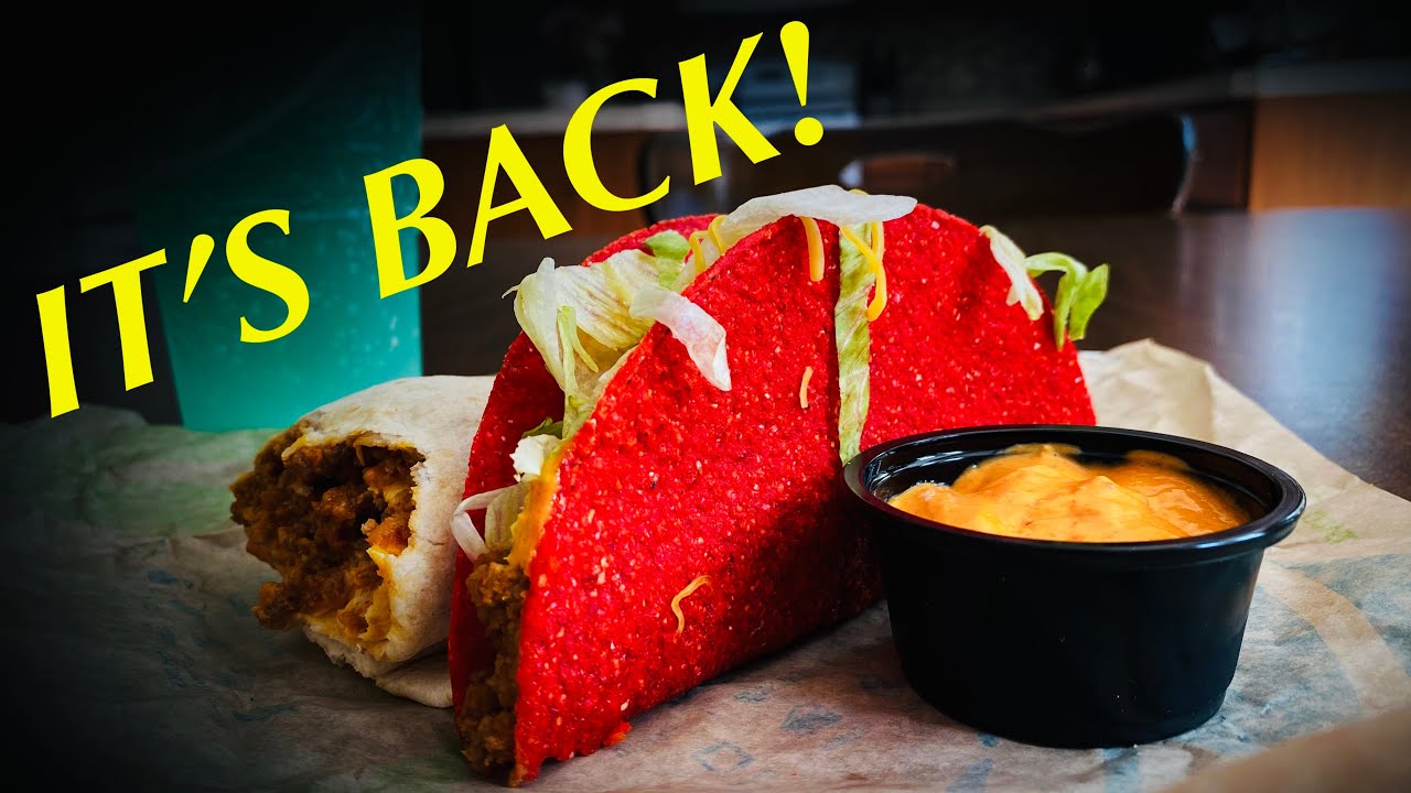 Taco Bell Volcano Menu is Back! - Still Good? - YouTube
