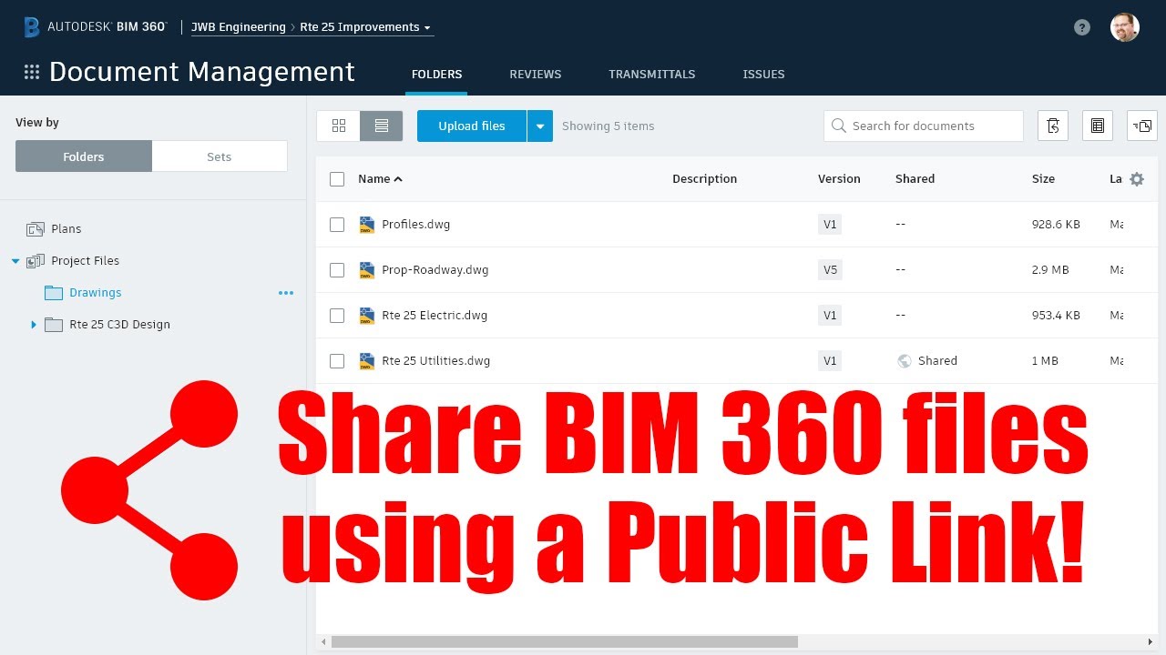 Share BIM 360 Files using a Public Link - YouTube