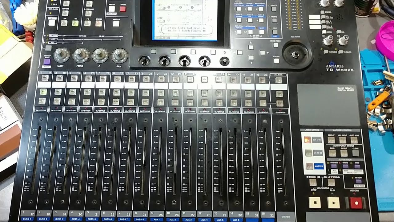 Tascam DM24 Fader Problem - Help wanted ! - YouTube