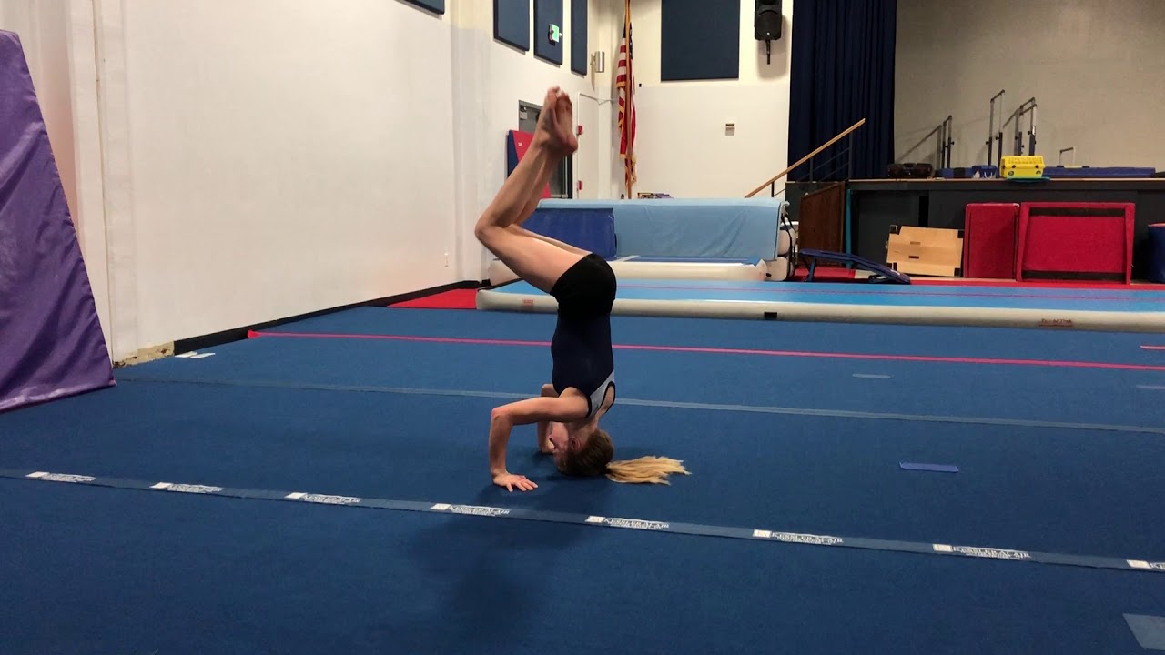 Headstand front roll - YouTube