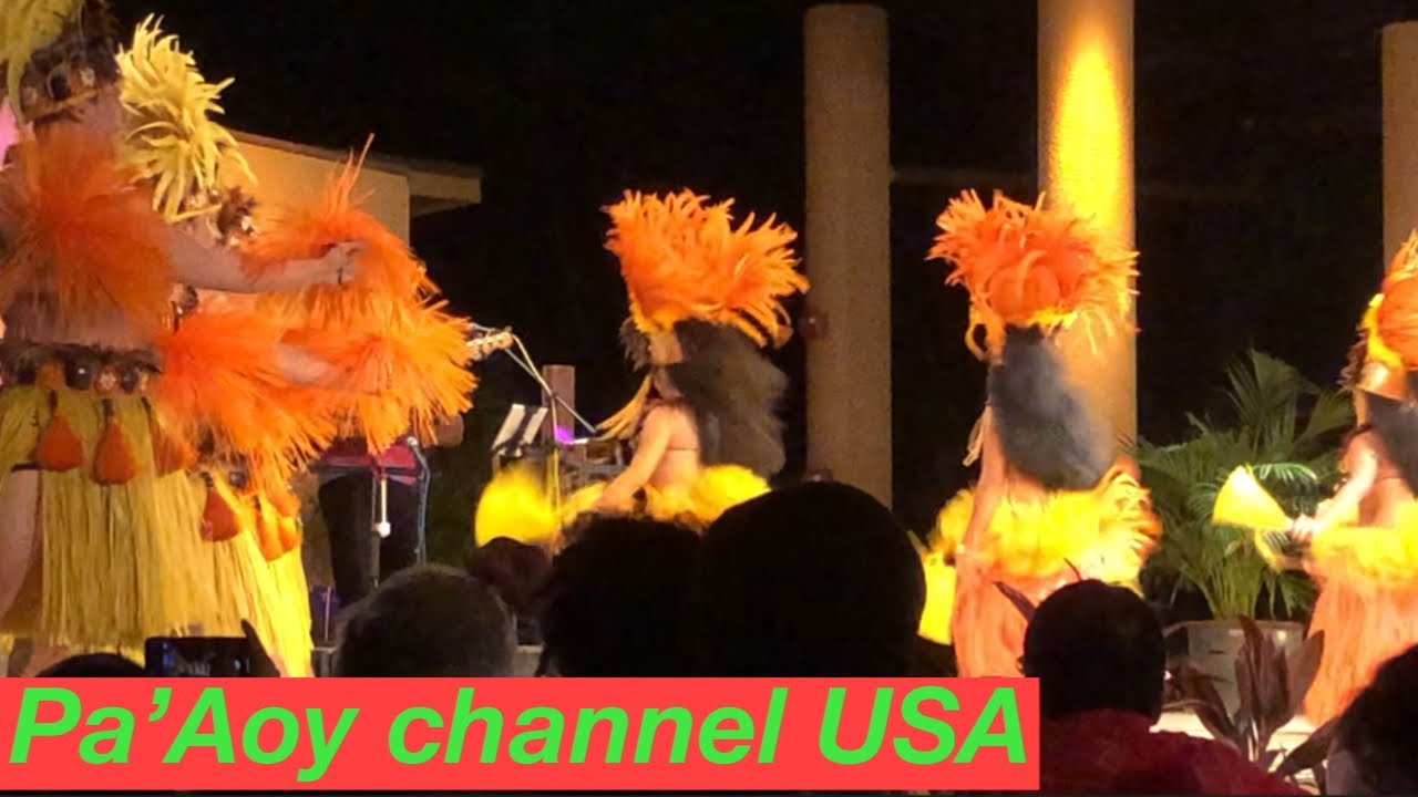 Luau Hawaiian Feast Hula Dancing Show at Hale Koa Hotel - YouTube