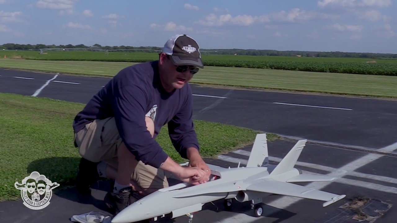 Freewing F-18 Hornet 90mm Radio Controlled Jet Flight - YouTube