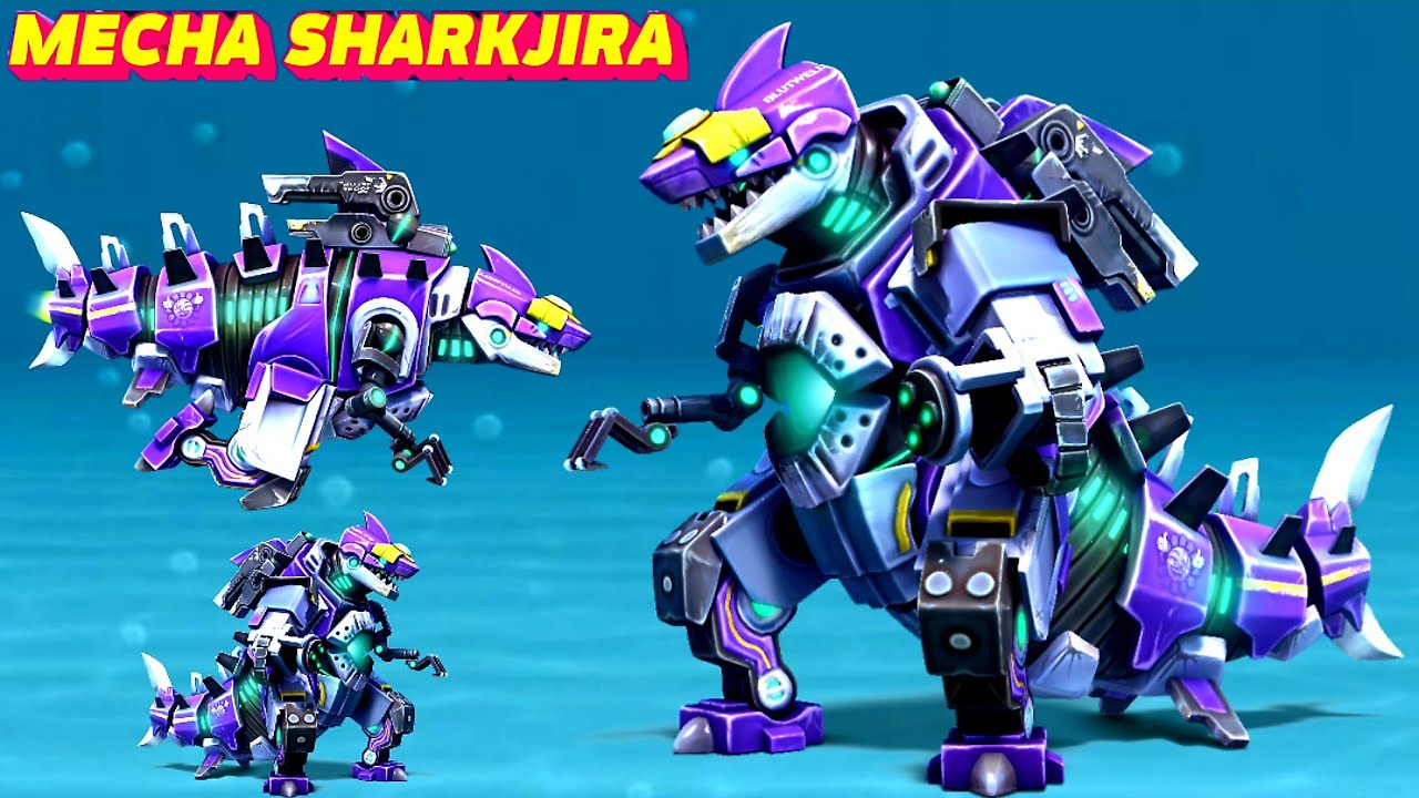Mecha Sharkjira *New Shark* Hungry Shark World Gameplay Walkthrough ...
