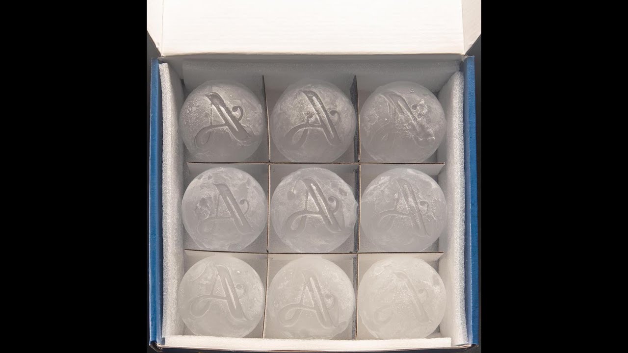 Ball ice with logo, customized ball ice, ice sphere with logo, round ...