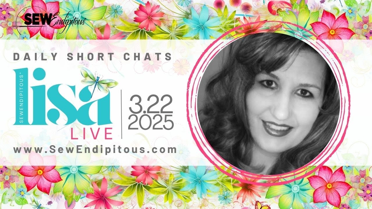 Lisa Live 3.22.2025 - Cool new applique panels, the WIP Wrangling Event ...