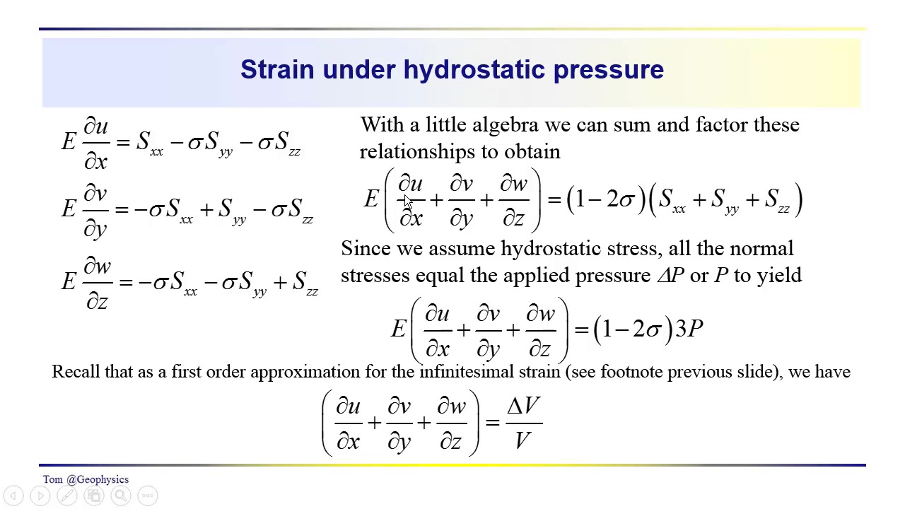 Geophysics: Seismic - Wave Equation stress-strain preliminaries - YouTube