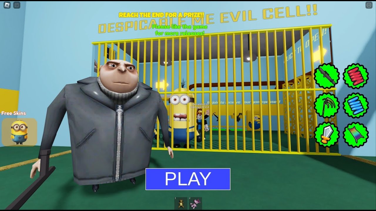 DESPICABLE ME 4 MINIONS BARRY'S PRISON RUN, FULL PLAYGAME - YouTube