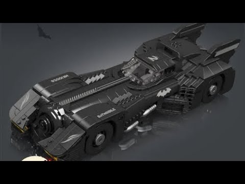 New Mould King Batmobile Bat Sports Car build a vehicle revealed - YouTube