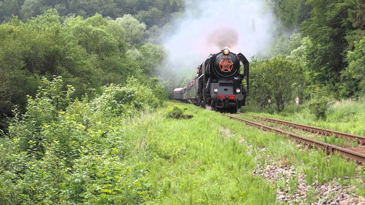 Lokomotíva 475 196 Kraľovany - zastávka - YouTube