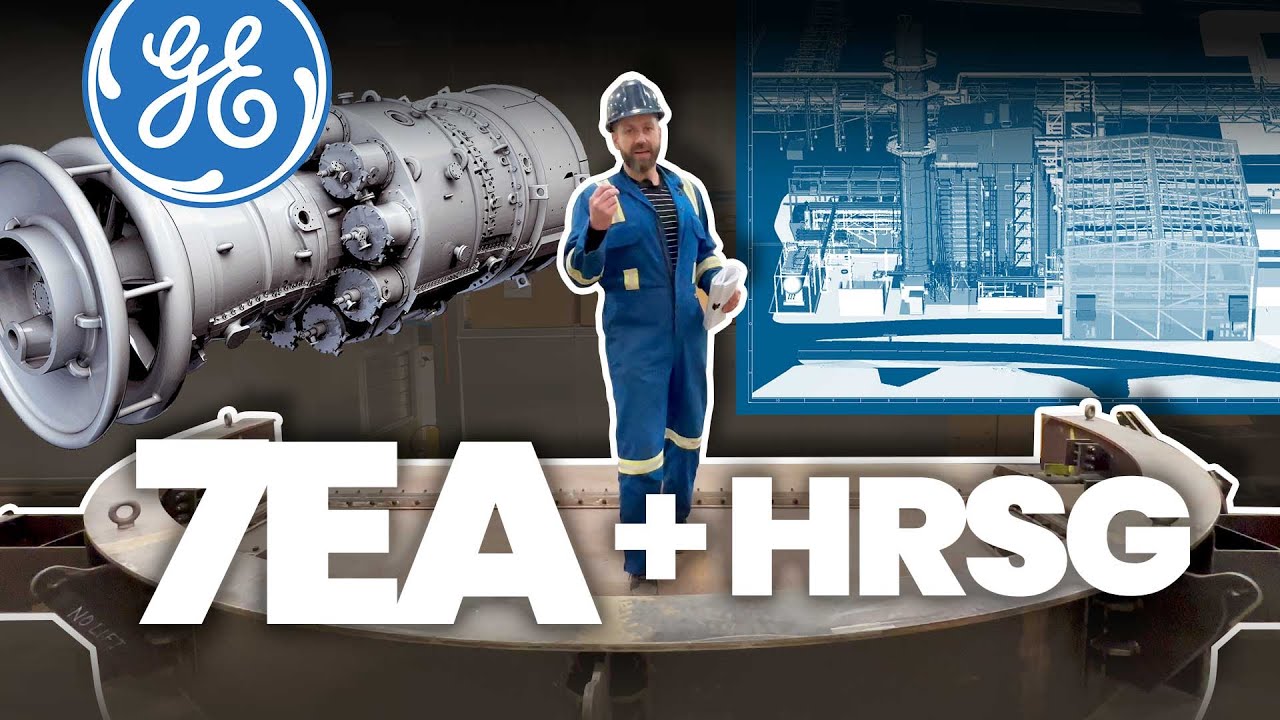 Surplus GE Natural Gas 90MW 7EA Turbine Generator + HRSG Cogeneration ...