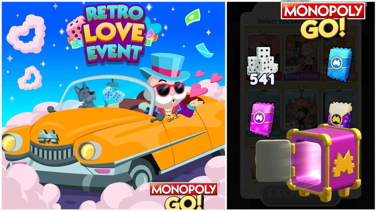 RETRO LOVE EVENT GAMEPLAY - Pink Vault Open - Set 24 Complete -Monopoly ...