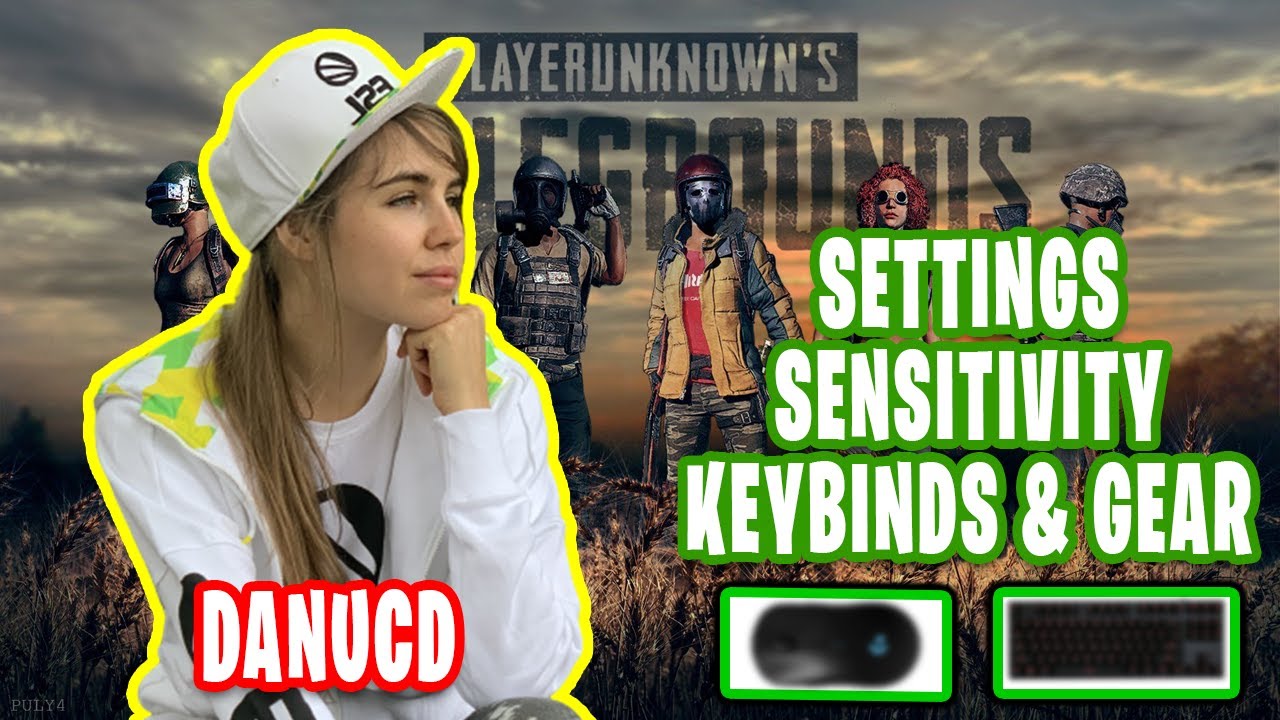Danucd PUBG Settings, Keybinds, Sensitivity, Gear and Setup 2021 - YouTube