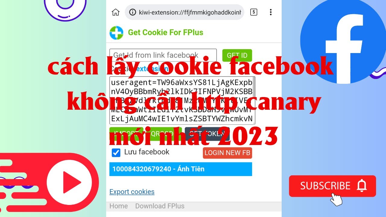 cách lấy cookie facebook 2023 đễ nhất | Hiếu-tool - YouTube