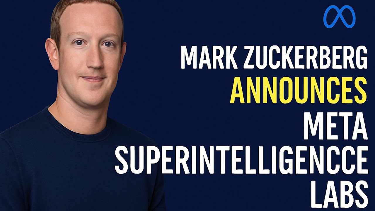 Mark Zuckerberg Launches Meta Superintelligence Labs | AI War Heats Up! - YouTube