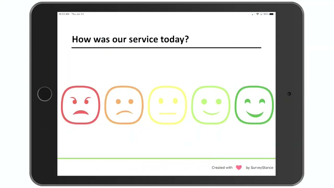 SurveyStance Customer Feedback Survey iPad App Demo - YouTube