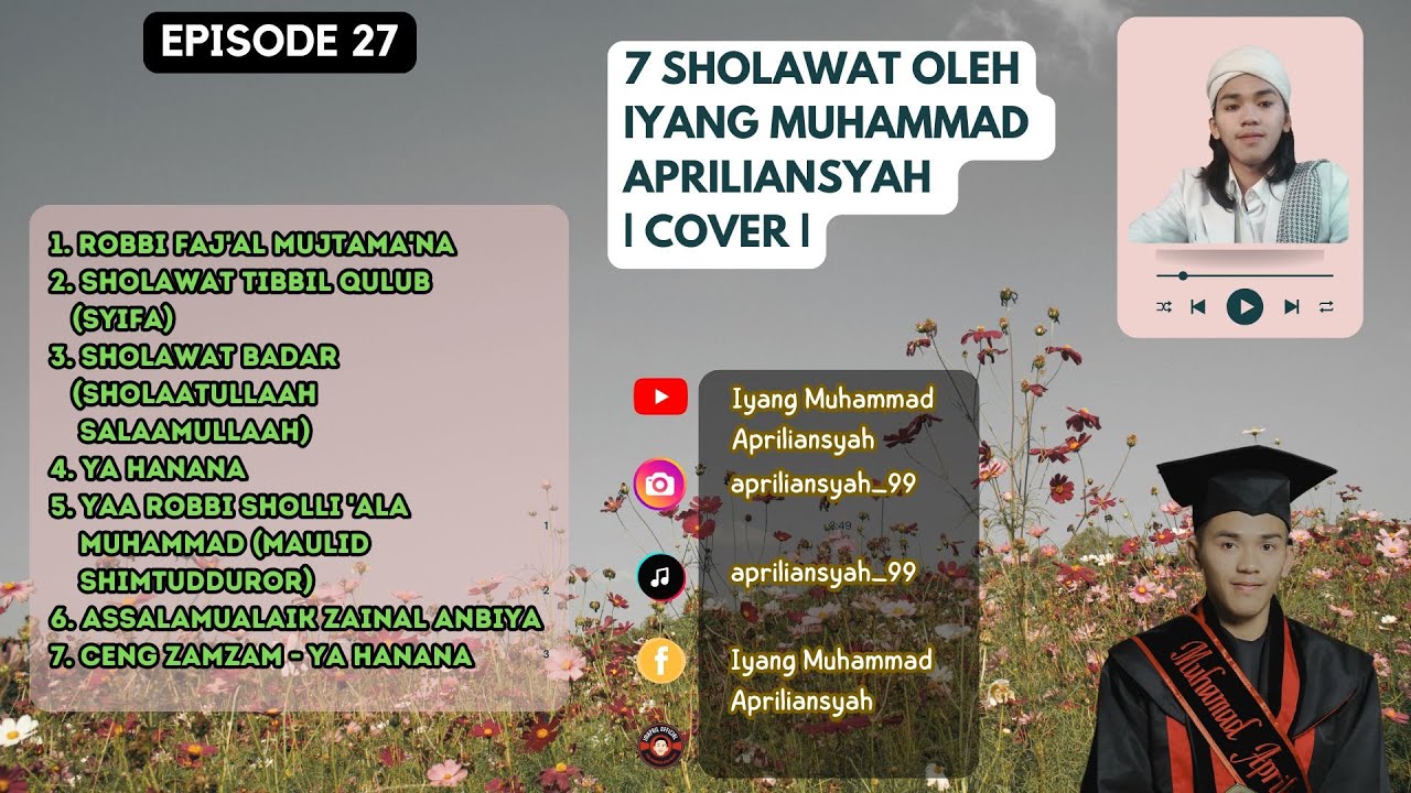 7 SHOLAWAT COVER | IYANG APRILIANSYAH | 8 NOVEMBER 2024 EPS.27 | LIVE ...