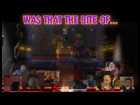 theater's reaction to the bite of 83 in the FNaF movie (real) - YouTube