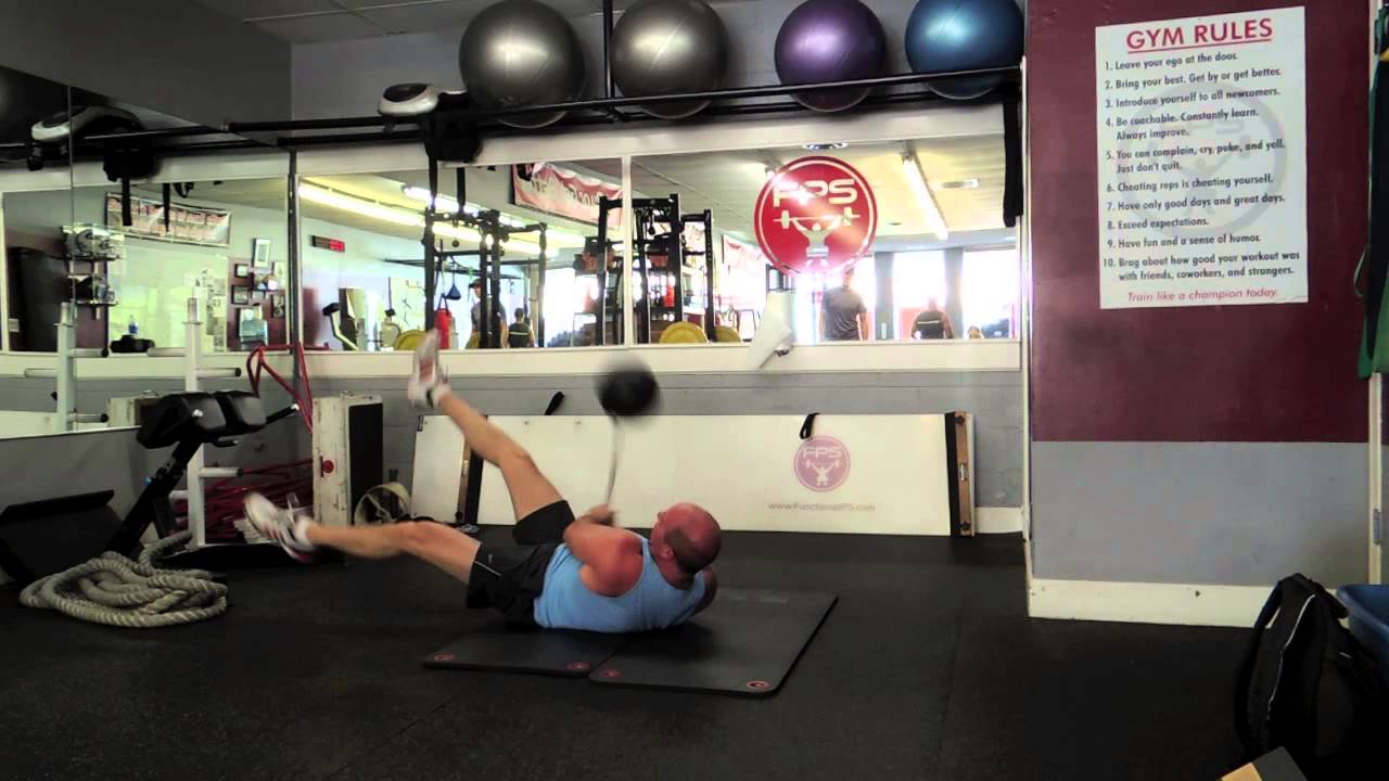 Ballistic Supine Tornado Ball Rotations for Ripped Abs - Simi Valley CA ...