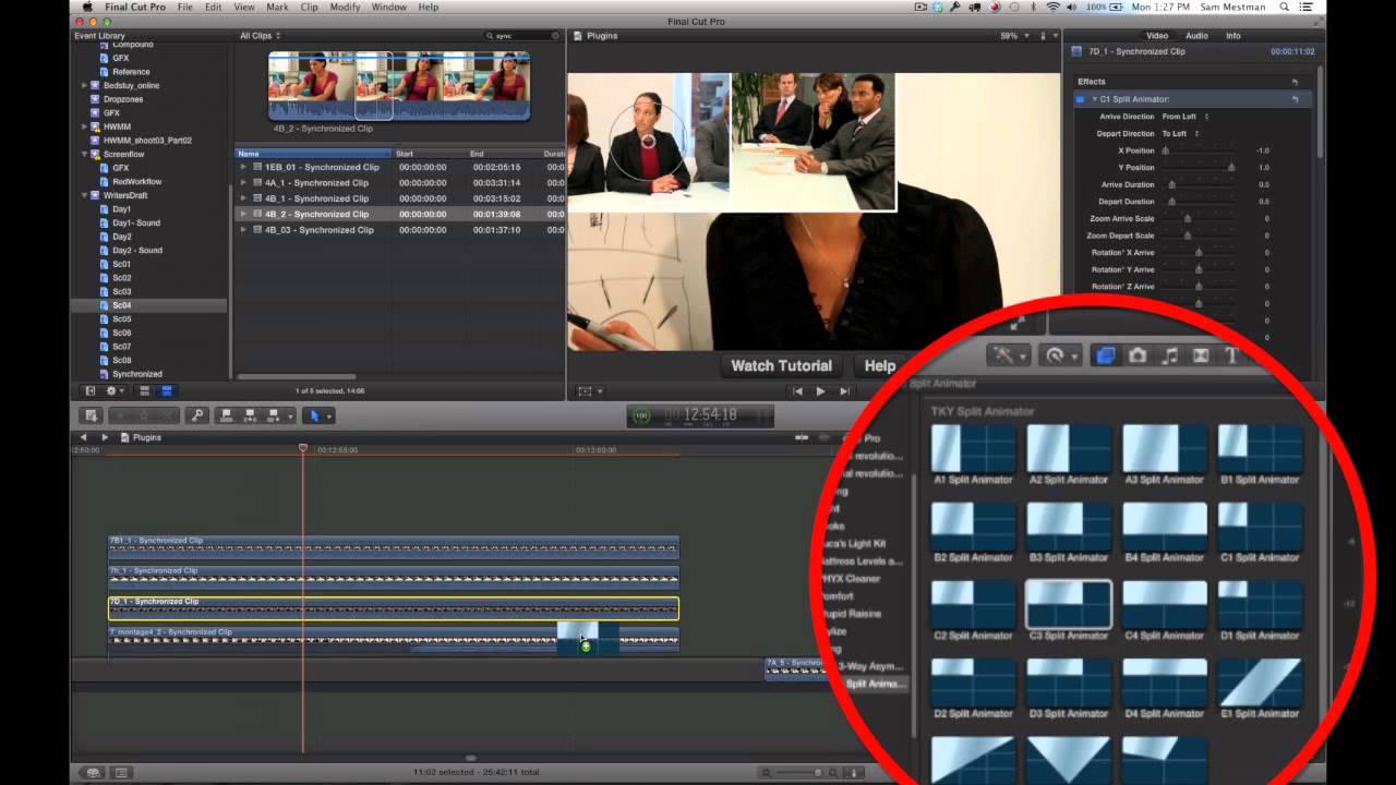 FCPX: Tokyo Split Animator Plugin Package for FCPX from FxFactory - YouTube