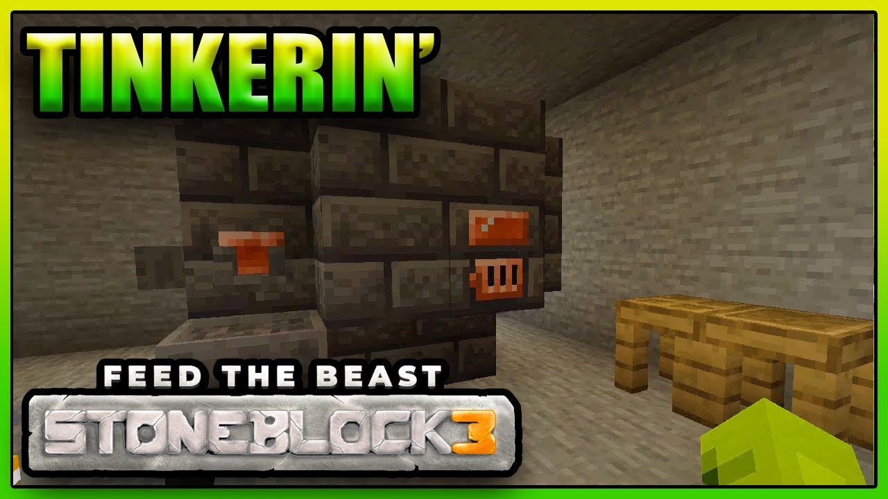 Tinker and Alloys!! - Stone Block 3 - Episode 4 - YouTube