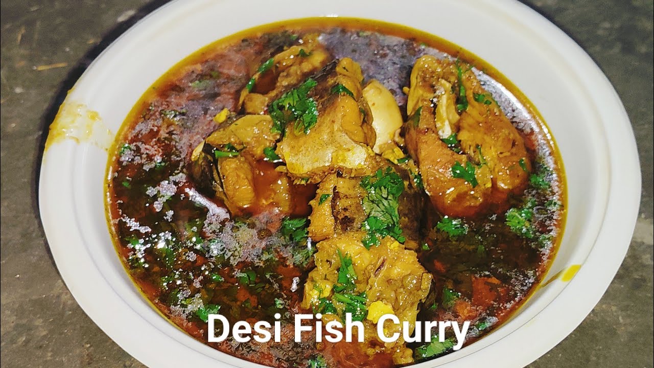 Desi Fish Recipe l Village Style Fish Curry | Masala Fish Curry ...