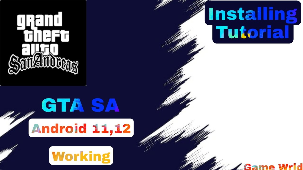 GTA SA (Setup) - GameWrld - YouTube