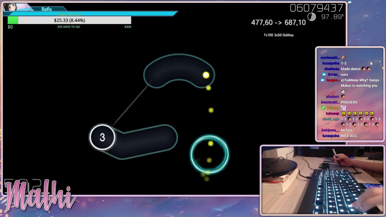 osu! | Mathi | Ni-Sokkususu - Blade Dance [A r M i N's Extra] +HD,DT 98 ...