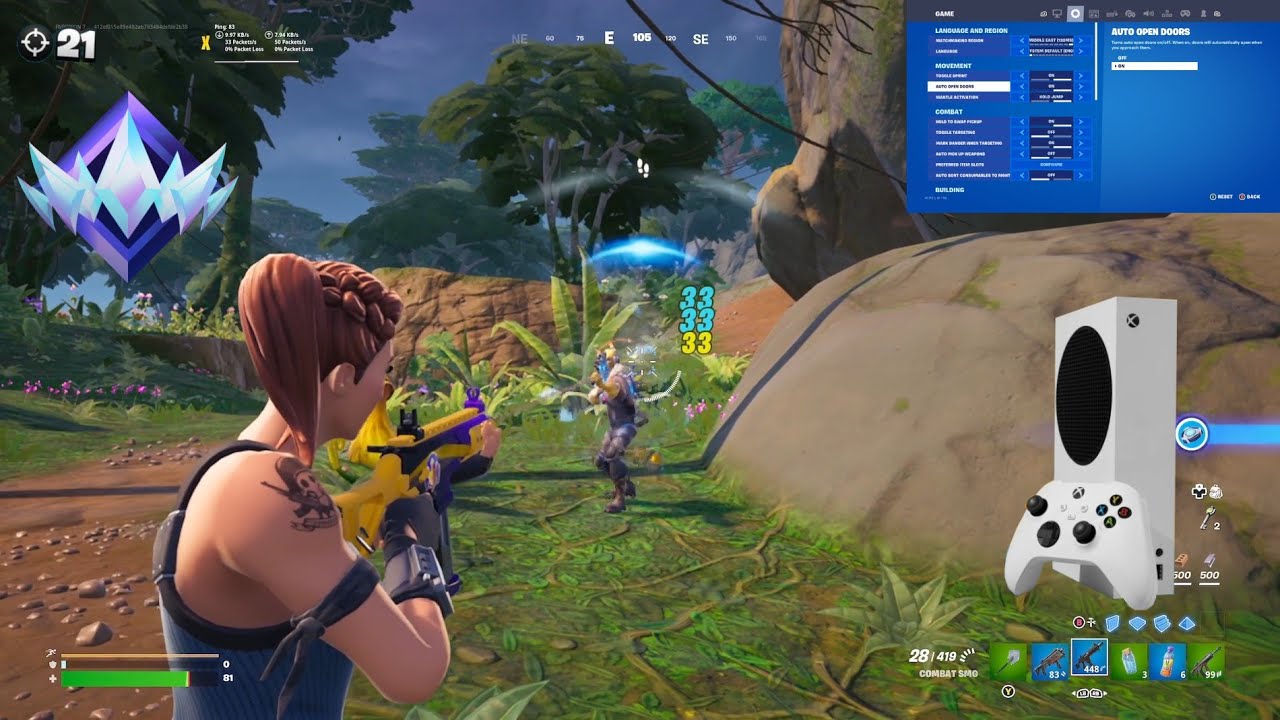 Xbox Series S Fortnite Unreal Ranked Gameplay + BEST AIMBOT controller ...