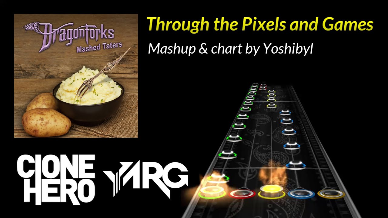 Through the Pixels and Games - DragonForce mashup chart for Clone Hero ...