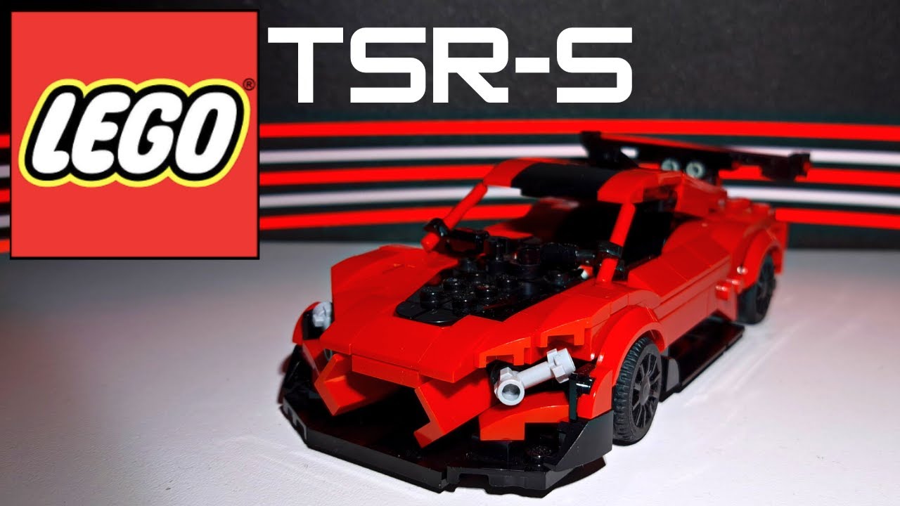 LEGO Zenvo TSR-S | with WORKING Rear Wing and Steering mechanism - YouTube