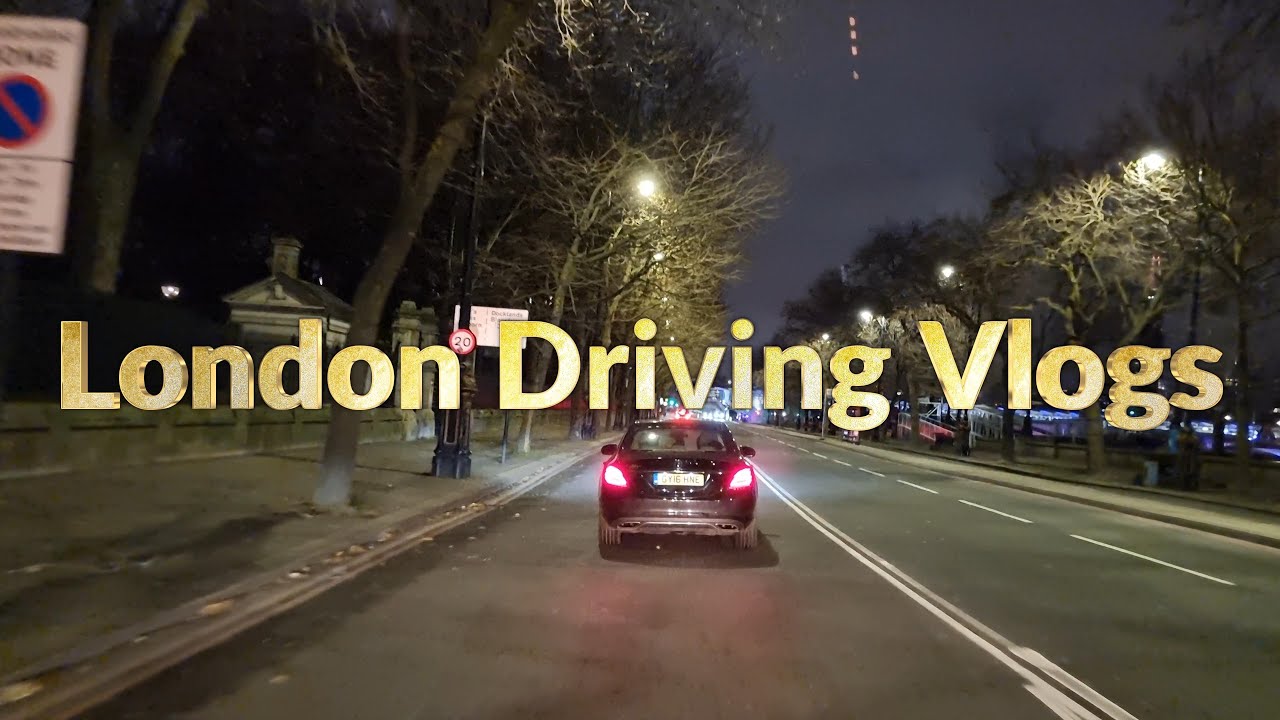 Soothing Cityscapes: Night Driving Adventures with London Driving Vlogs ...