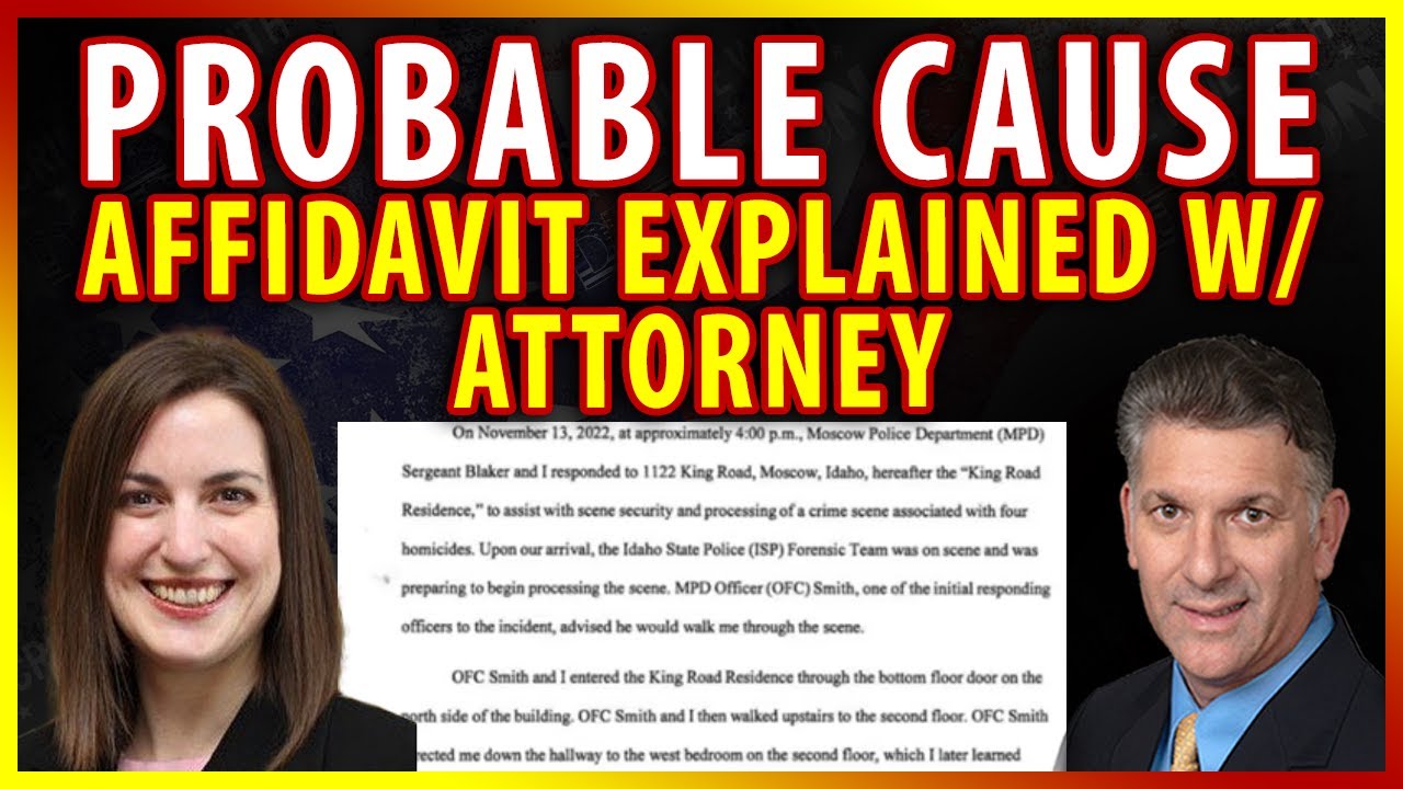 Bryan Kohberger first court appearance & PC Affidavit with Attorney ...