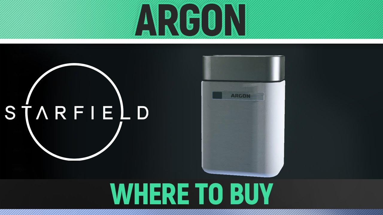 Starfield - Argon - Where to Buy - YouTube