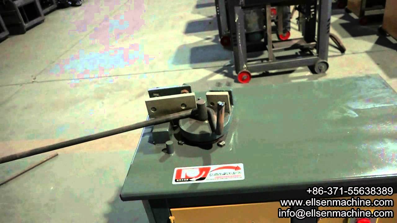 Operation of Automatic Stirrup Bender Machine - YouTube