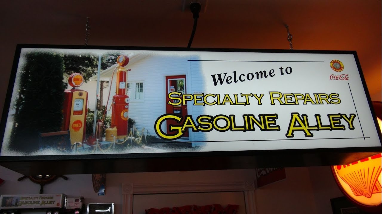 A close and personal look at Gasoline Alley - YouTube