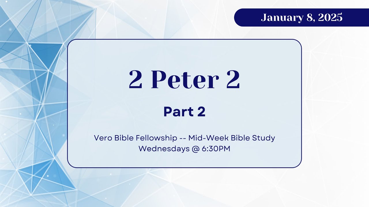 2 Peter 2 Part 2 - YouTube