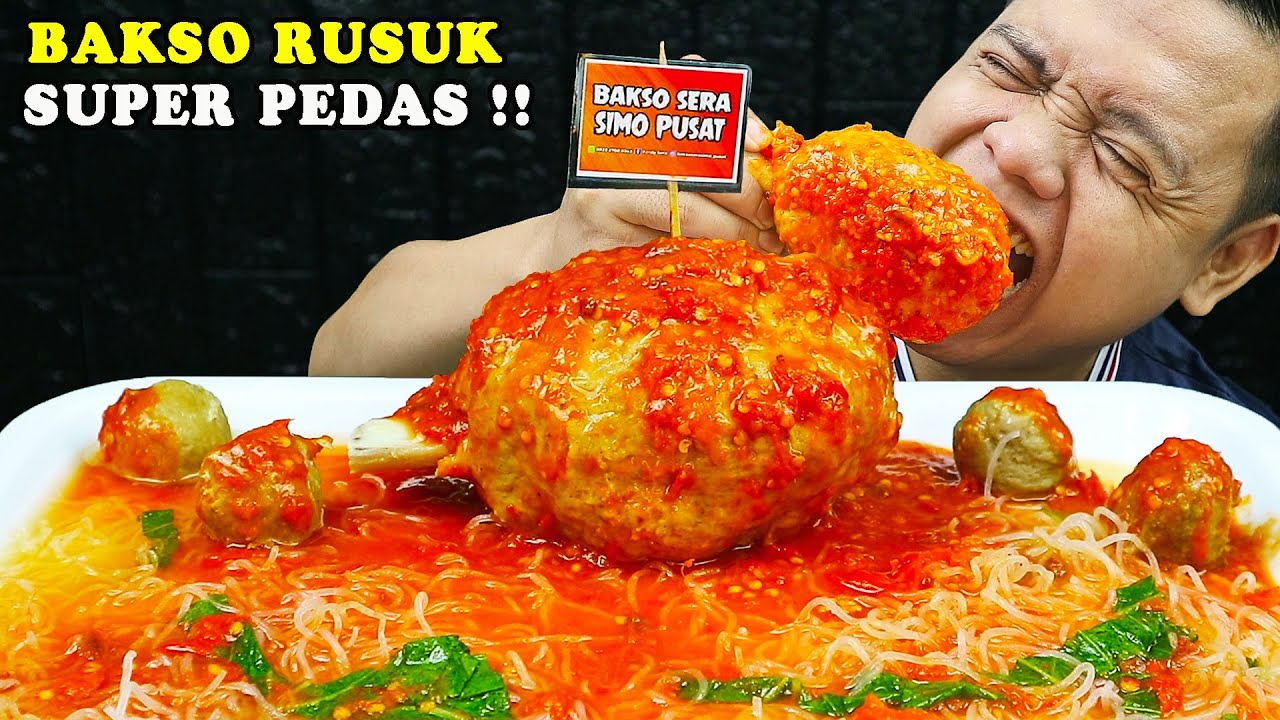 AUTO MULESS !! BAKSO RUSUK PEDAS BAKSO SERA SIMO BOYOLALI !! - YouTube
