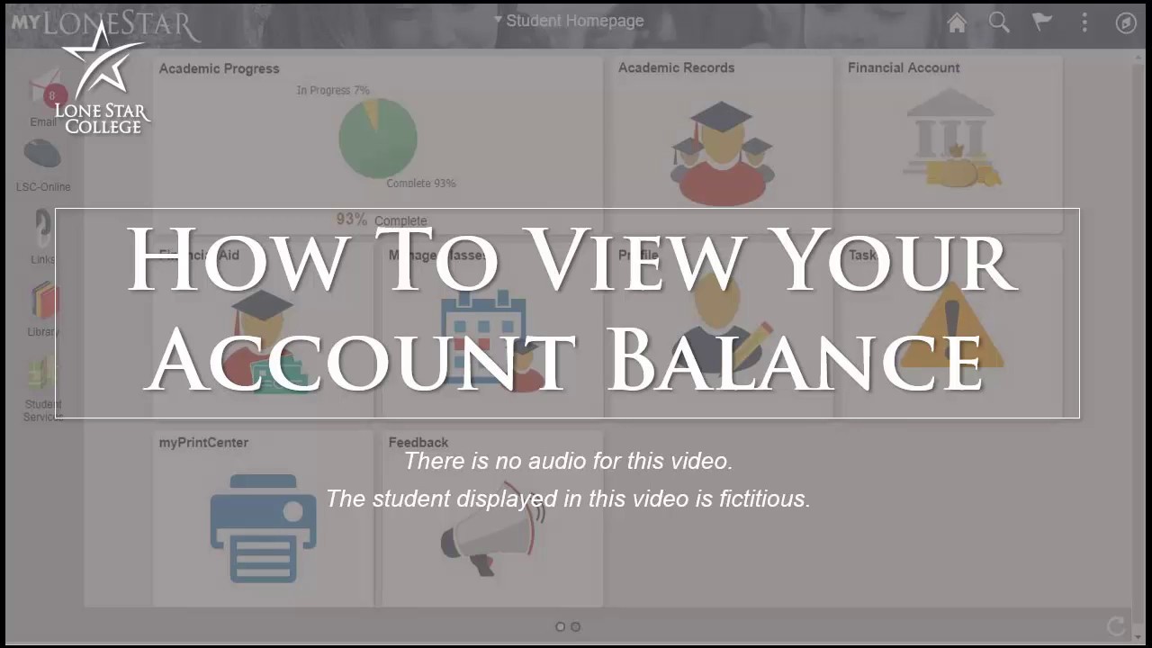 View My Account Balance - YouTube