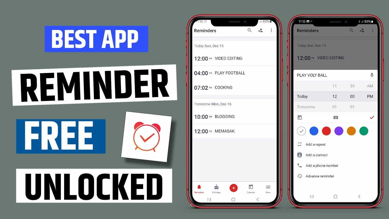 Best Free BZ Reminder App for Android - YouTube