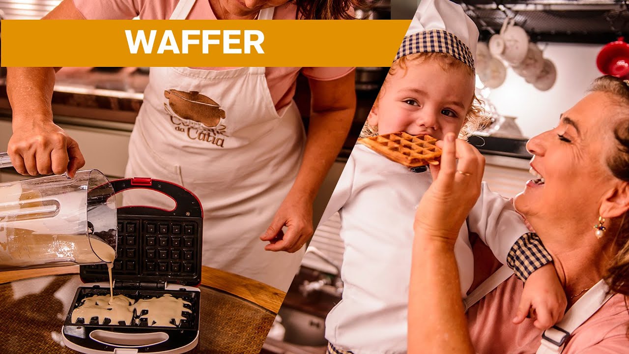 Waffer Caseiro | Cozinha da Cátia - YouTube