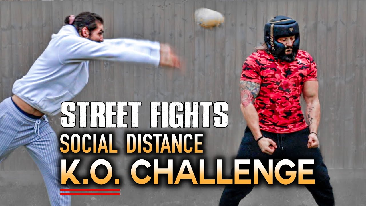 KNOCK OUT CHALLENGE! | Unique Social Distance Fight System | STREET ...