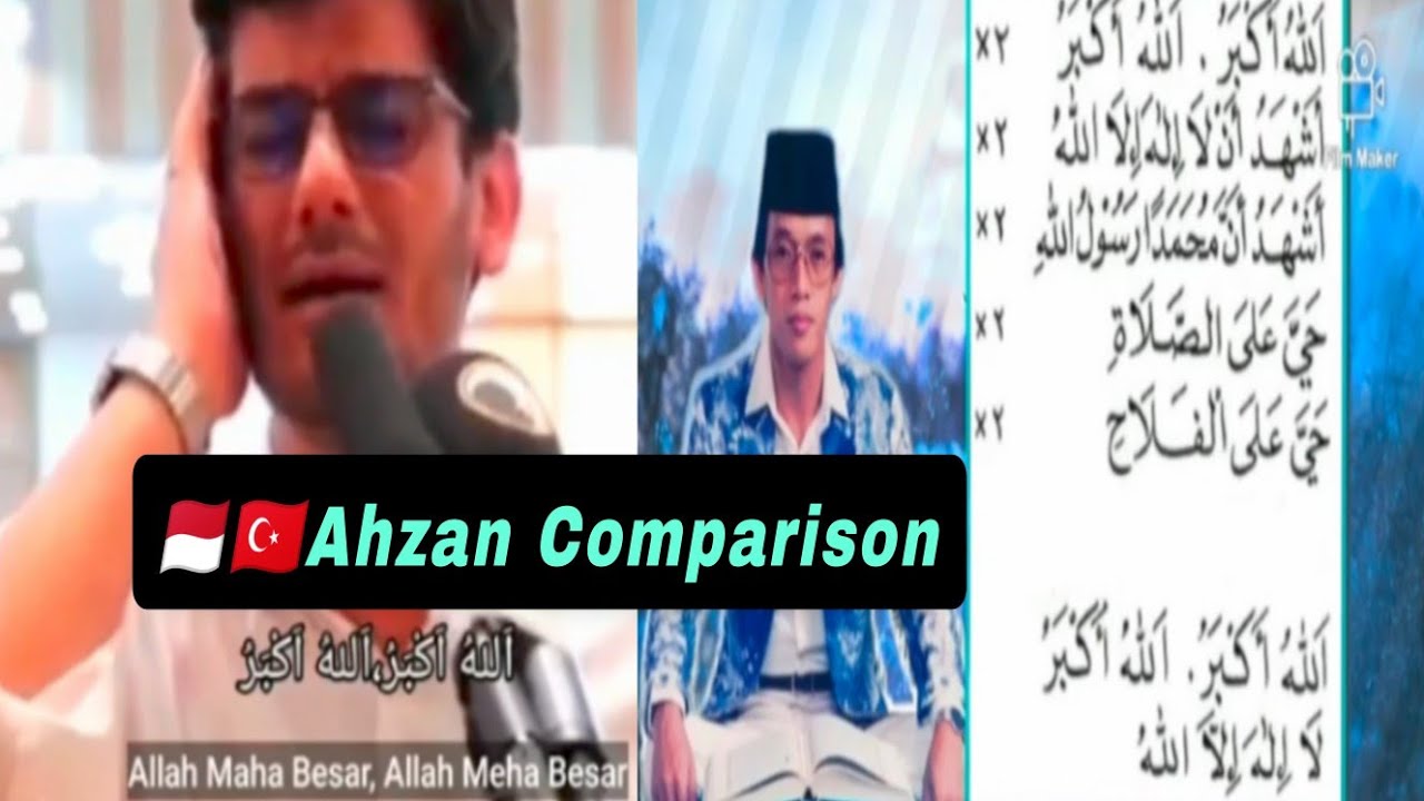 Indonesian 🇲🇨 Azan vs Turkey 🇹🇷 Azan | Soulful Azaan Comparison ...