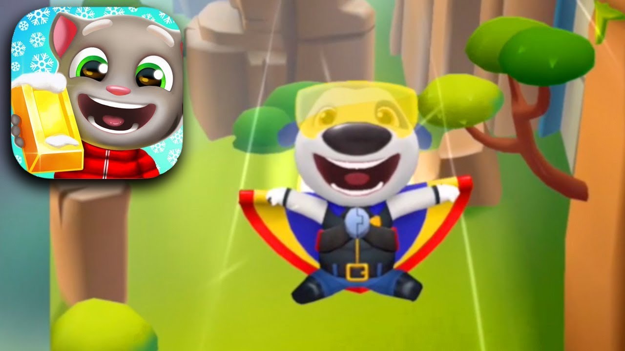 Flying Deputy Hank | TALKING TOM GOLD RUN Gameplay (iOS Android) - YouTube