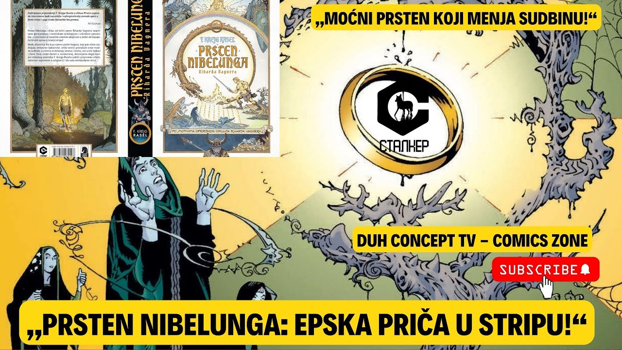 Prsten Nibelunga Epska Priča U Stripu! #striprecenzija #fantazijastrip ...