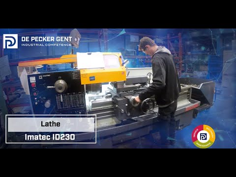 Heavy Duty Lathe IMATEC ID230 // In-house Expansion Machine Park - YouTube