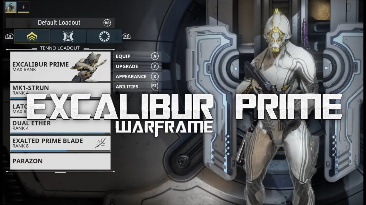 Warframe Excalibur Prime