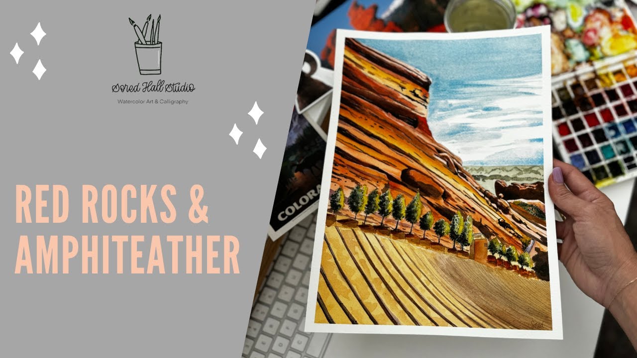 Painting the Red Rocks & Amphitheater in Denver Colorado - YouTube