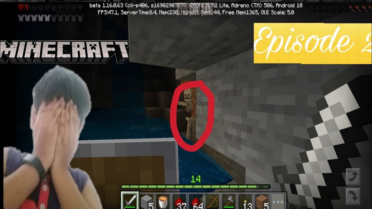 Minecraft episode 2 | Unlucky mining | Gaming video - YouTube