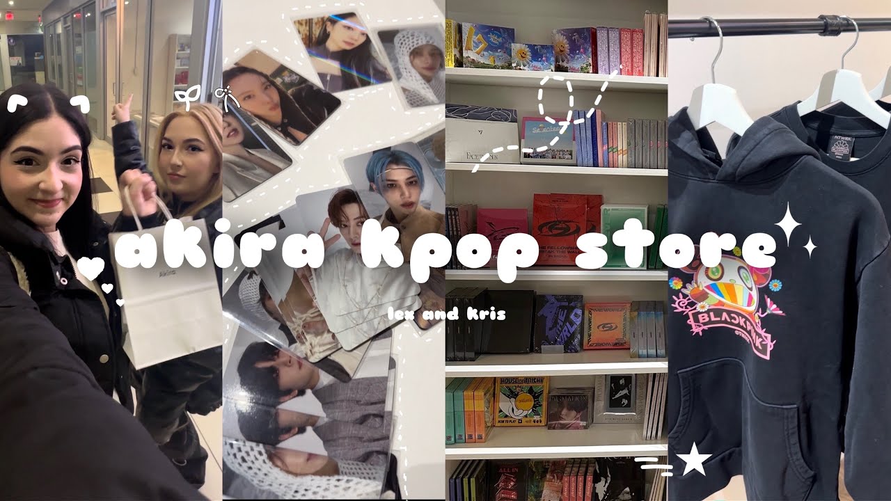 FIRST LOOK AT 'AKIRA' NEW KPOP STORE IN TORONTO (albums, photocards, blackpink merch) | Lex and ...